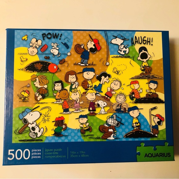 Aquarius | Games | Peanuts Charlie Brown The Gang 50 Pc Jigsaw Puzzle ...